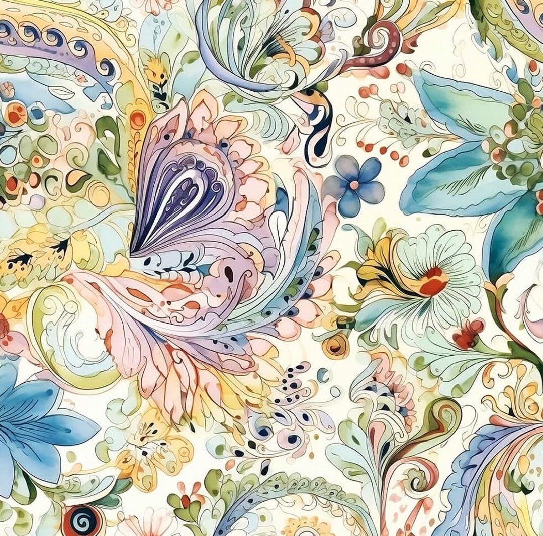 Watercolor Abstract Design Enamel Decals, Enamel Supplies, Ceramic ...