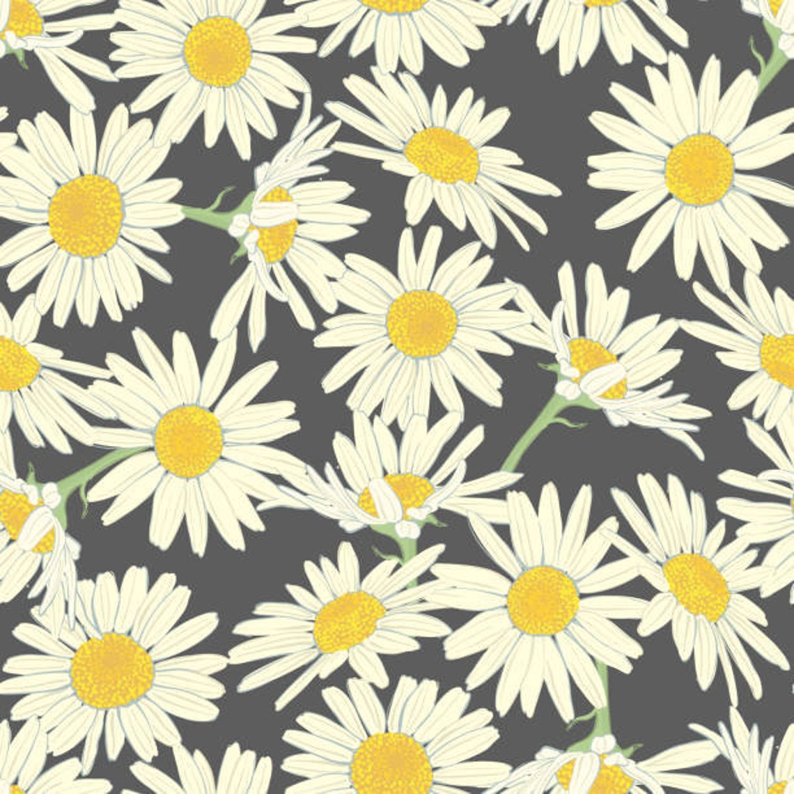 Retro Daisies Design Enamel Decals, Enamel Supplies, Ceramic Decals ...