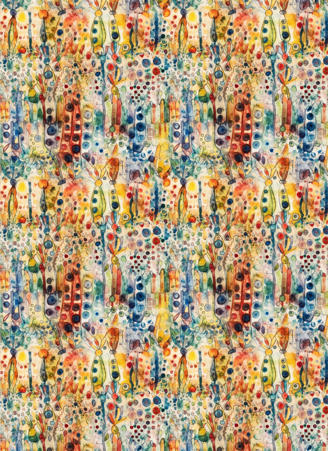 Watercolor Abstract Design Enamel Decals, Enamel Supplies, Ceramic ...