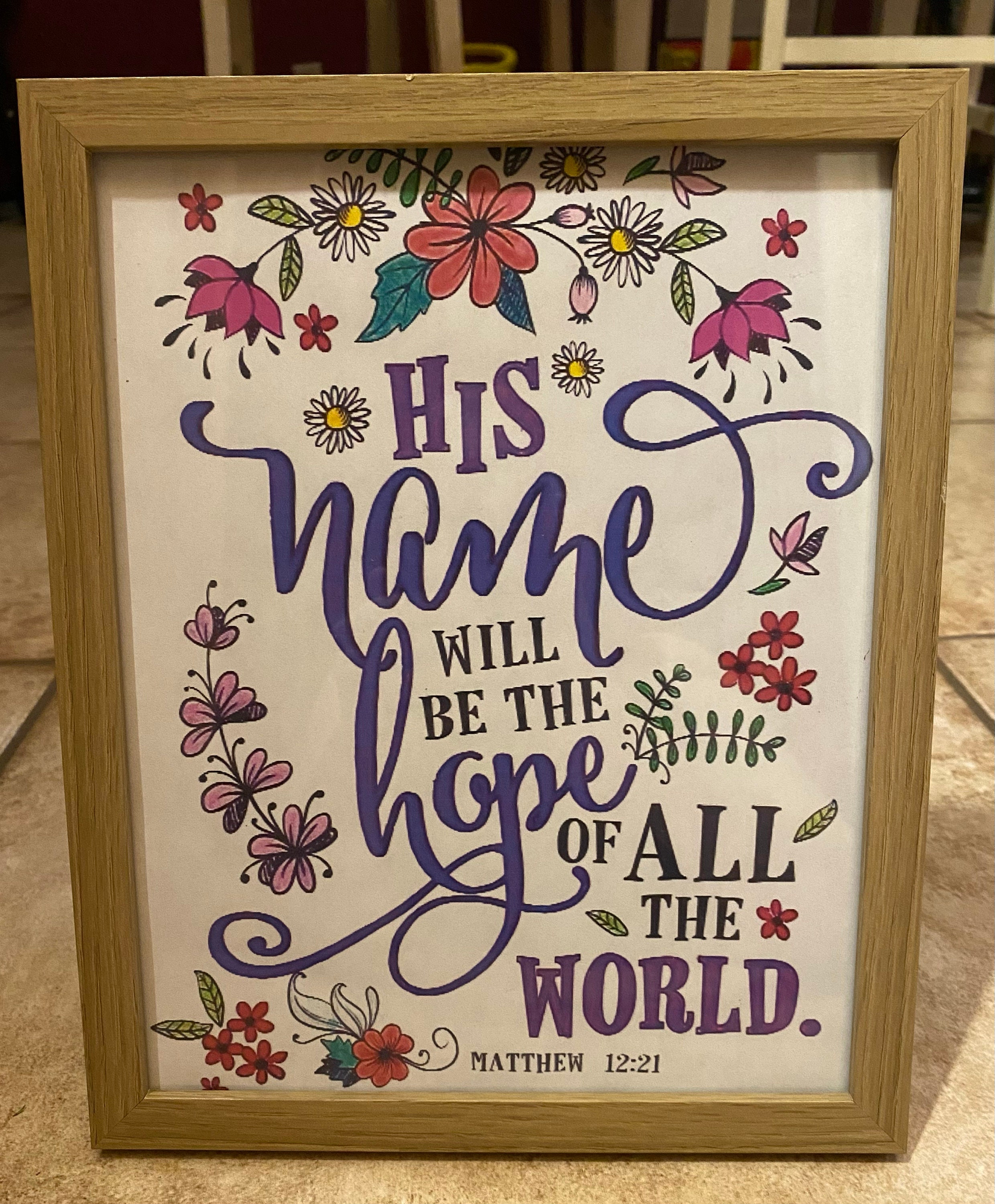 Handmade Scripture Decor, Christian Art - Etsy