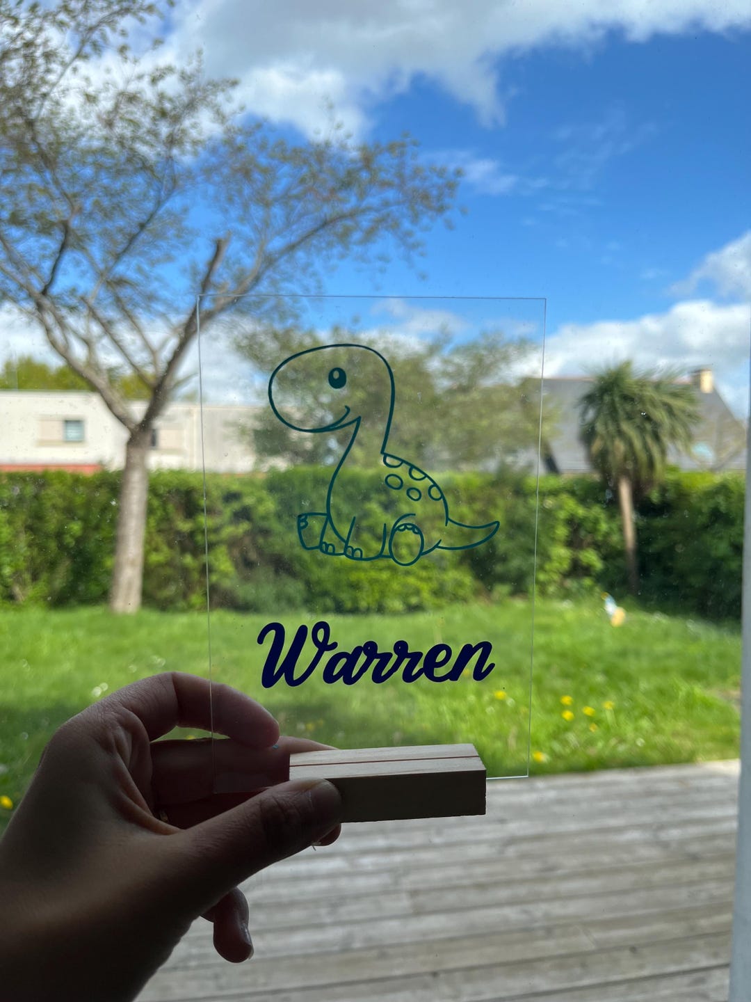 Personalized Dinosaur Plaque - Etsy