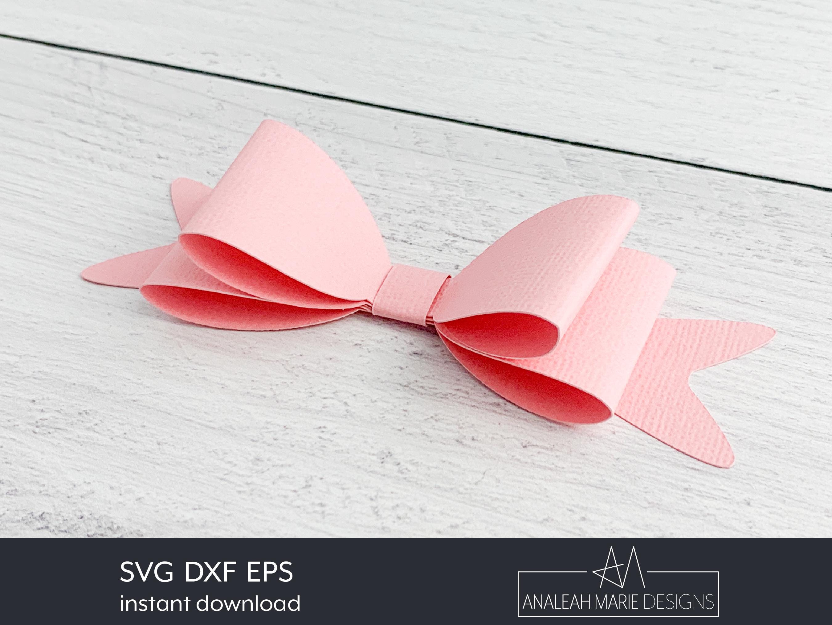 3D Bow SVG: DIY Paper Bow Cut File (digital Download) - Etsy