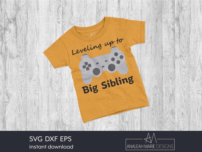 Big Sister/brother/sibling SVG Bundle: Video Game Controller Design ...