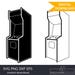 Laser Cut Model Pinball Cdr Dxf Svg Pdf File - Etsy UK
