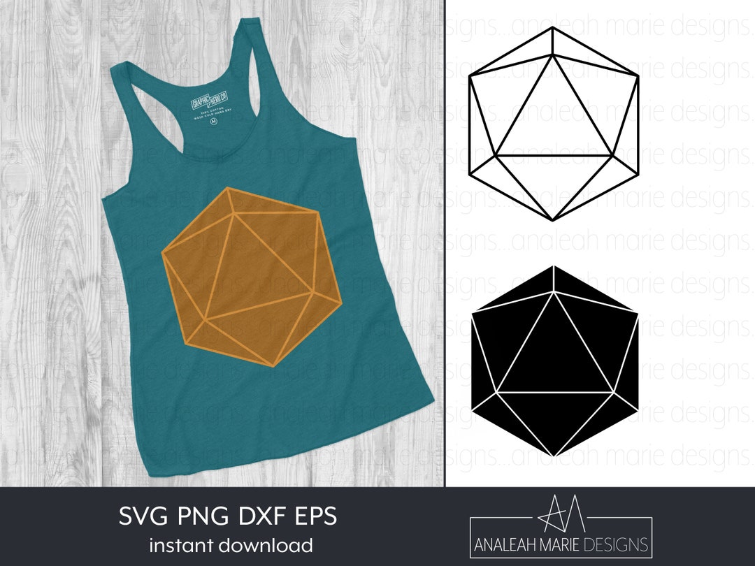 D20 Dice SVG: RPG Gamer Design (digital Download) - Etsy