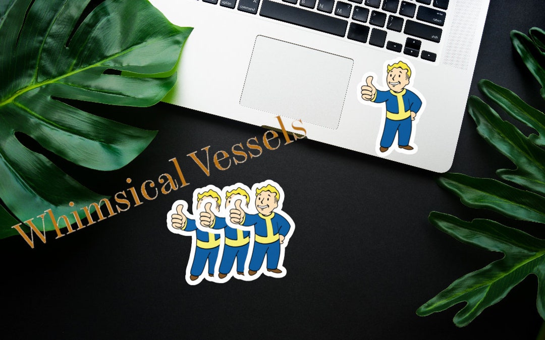 Fallout Thumbs up Emote Vinyl-decal for Laptops, Phone Cases, Water ...