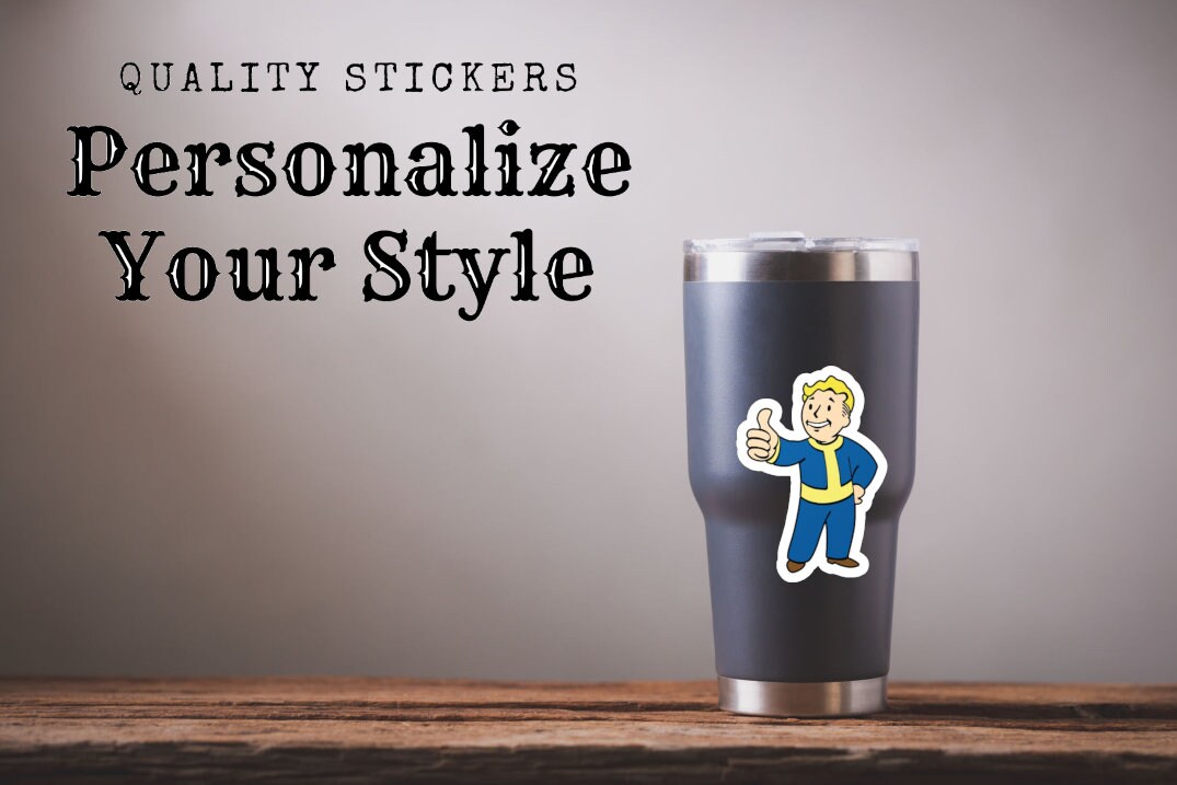 Fallout Thumbs up Emote Vinyl-decal for Laptops, Phone Cases, Water ...