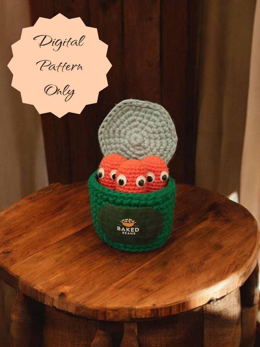 Baked Beans Pattern (crocheted) - Etsy
