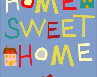Home sweet home card | Etsy
