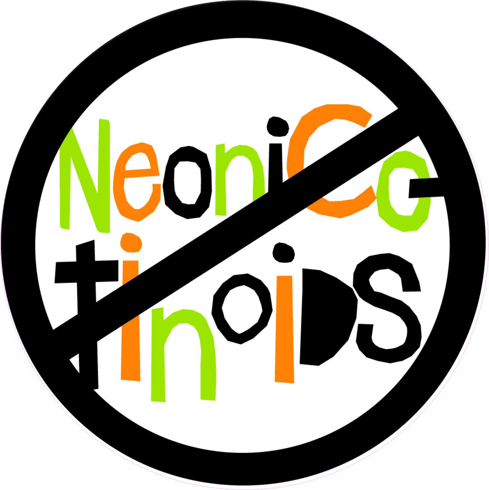 Ban Neonicotinoids Pesticides Round Bumper Sticker | Etsy