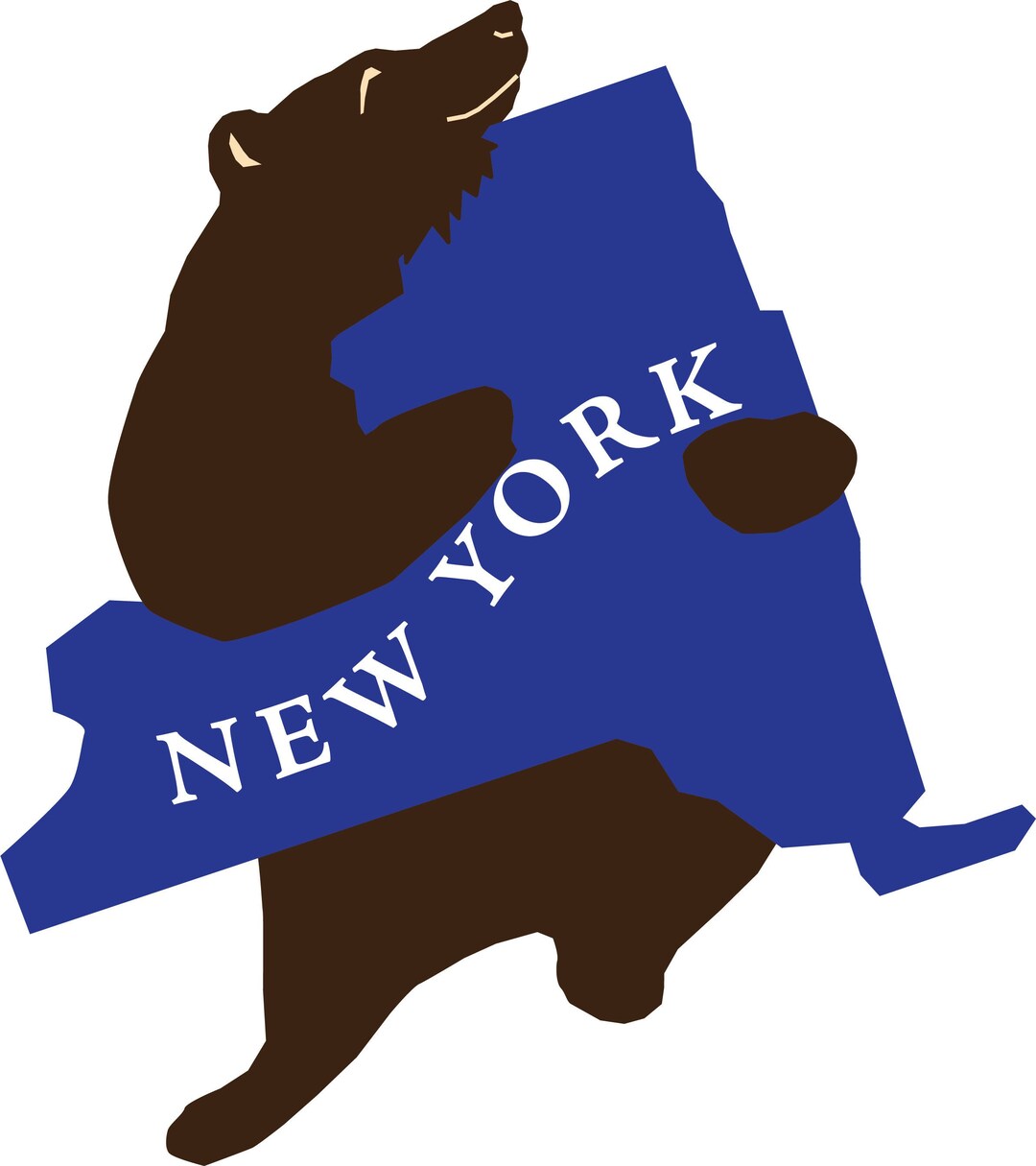 I Love New York Bear Bumper Sticker - Etsy