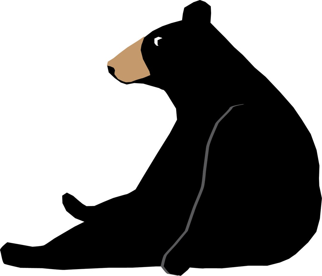 Just a Bear Sticker - Etsy