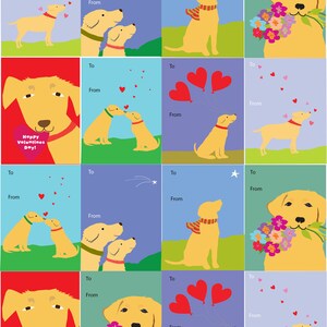 Gift Tags Yellow Labs Spring Summer - Etsy