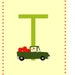Letter T Nursery Alphabet Card - Etsy