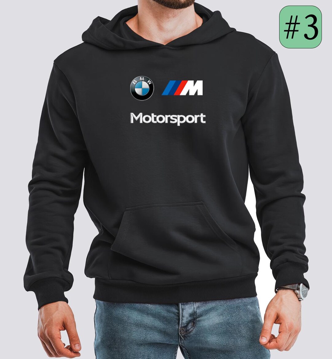 BMW M Power Motorsport EMBROIDERED Sweatshirt Hoodie – Car Sport Fan ...