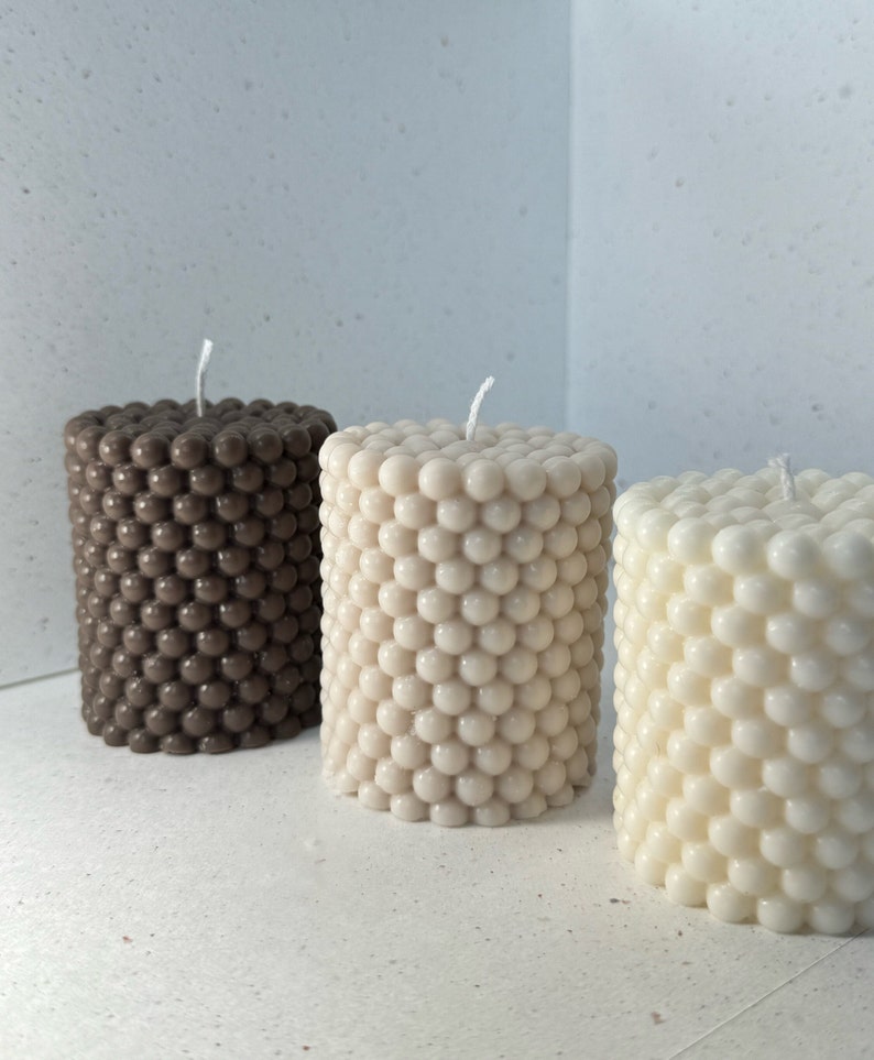 Pearl Candle VEGAN Pearl Candle Bubble Candle Inspiration Decoration ...