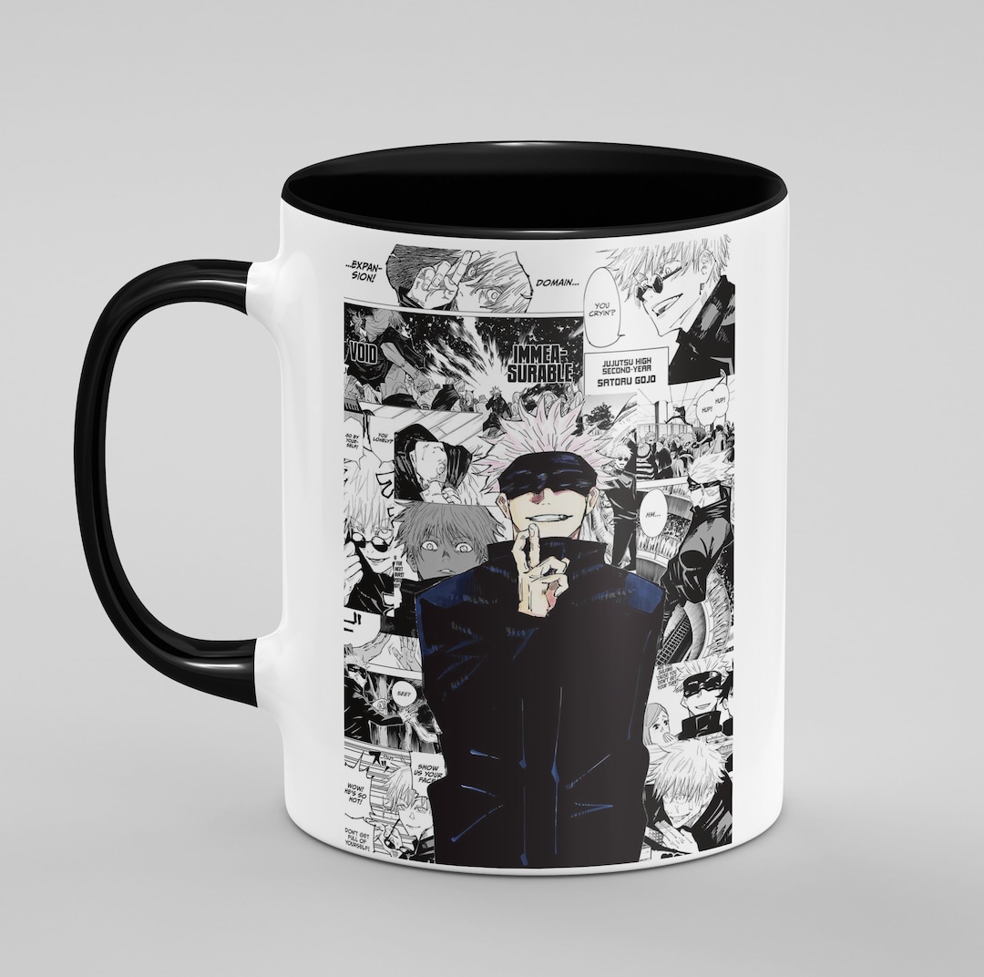 Gojo Satoru Cool Anime Poster Mug - Jujutsu Kaisen Gojo Clan Fan Gift ...