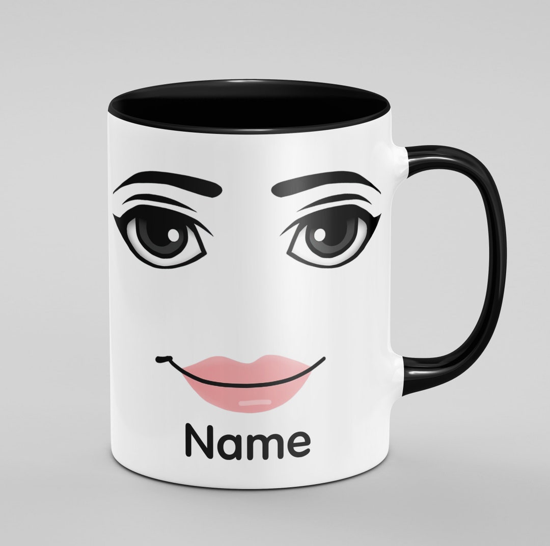 Roblox Woman Man Personalised Mug - Man Woman Gamer Face Gift Idea ...