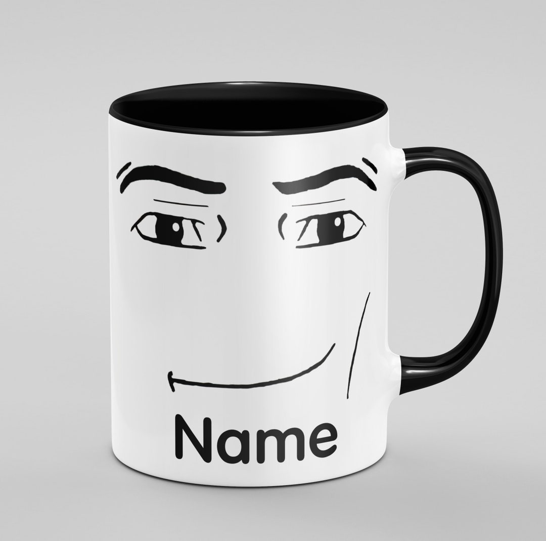 Roblox Man Personalised Mug - Man Gamer Face Gift Idea - Cute Novelty ...