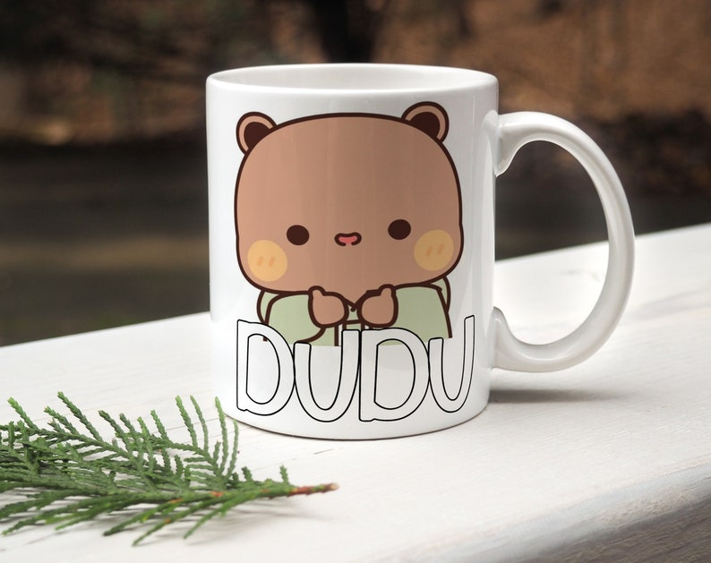 Dudu Bear Mug - Bubu Dudu Relationship Lovers Gift Idea - Cute Novelty ...