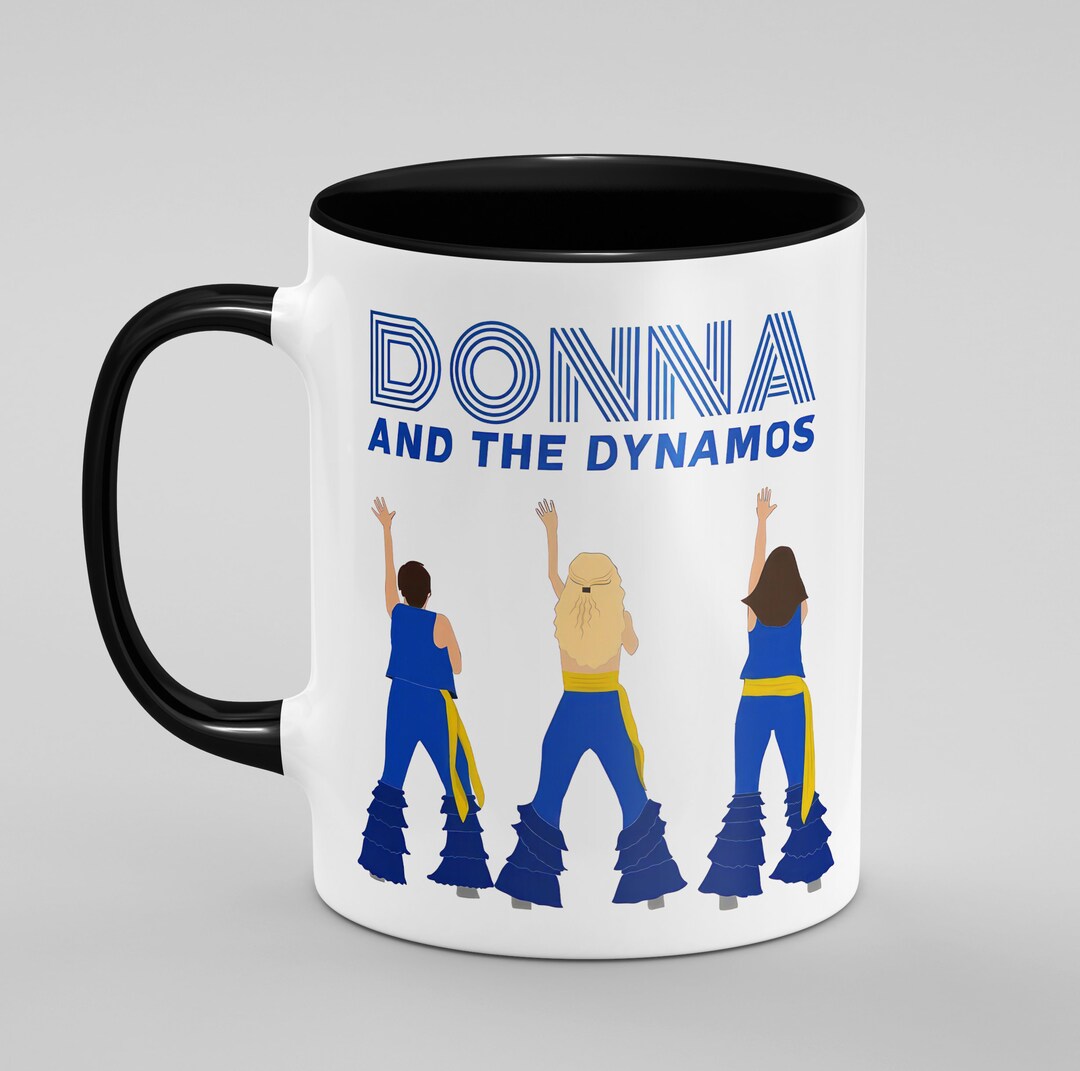 Donna and the Dynamos Mug - Mamma Mia Singer Celebrity Fan Gift Idea ...