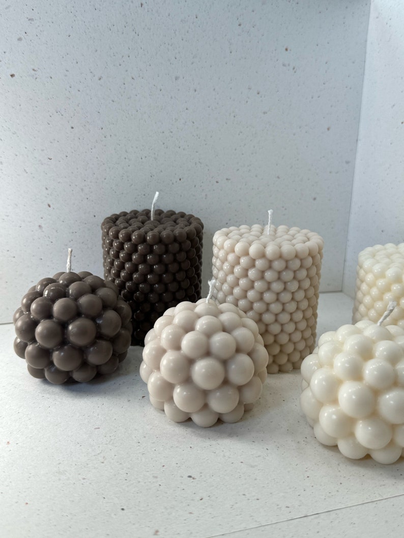 Pearl Candle VEGAN Pearl Candle Bubble Candle Inspiration Decoration ...