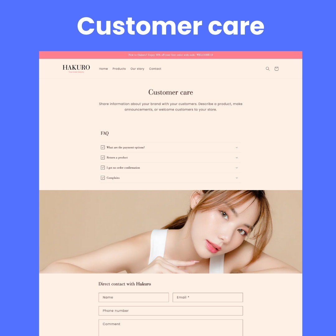 Hakuro Shopify Korean Beauty Theme Shopify Beauty Theme Shopify Theme ...