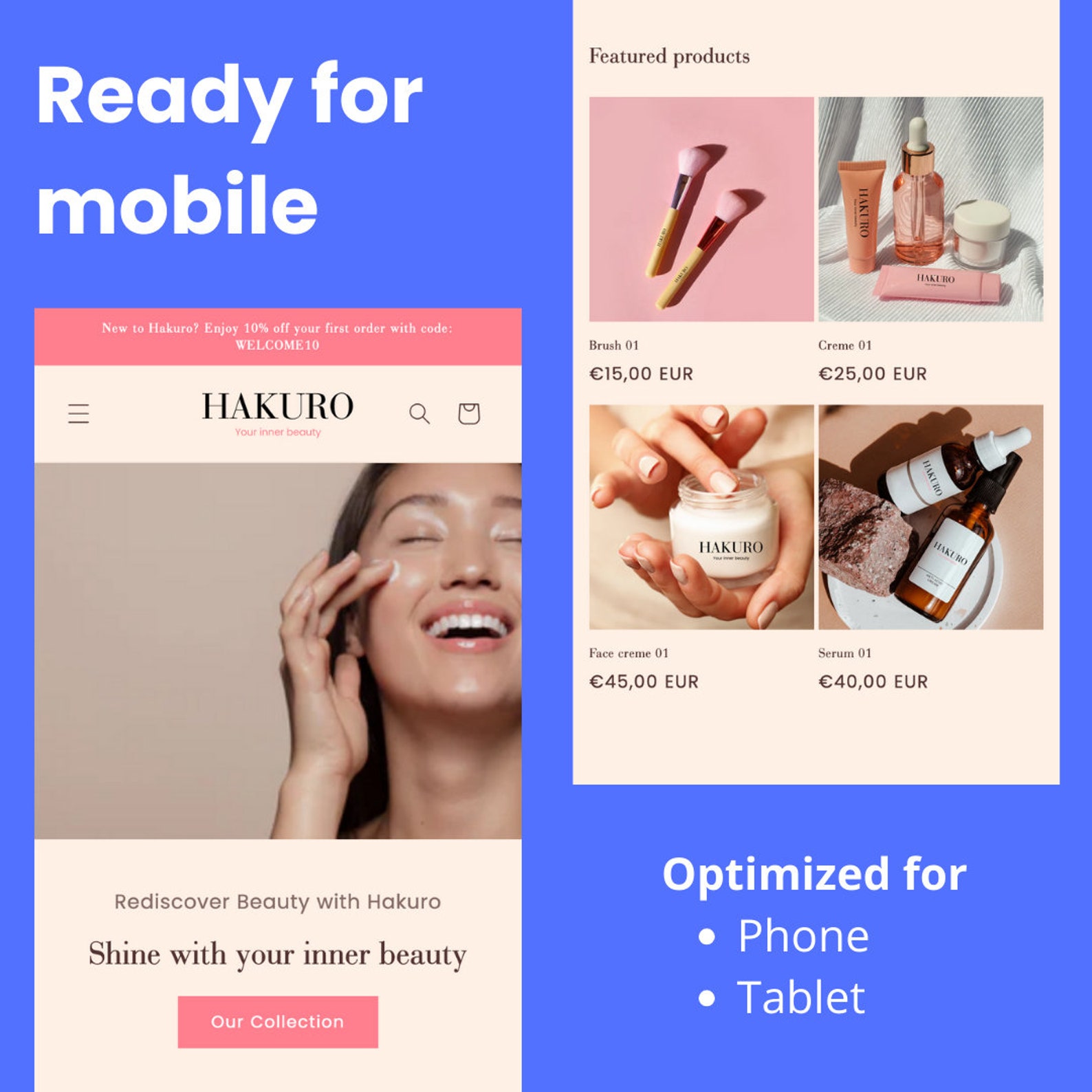 Hakuro Shopify Korean Beauty Theme Shopify Beauty Theme Shopify Theme ...