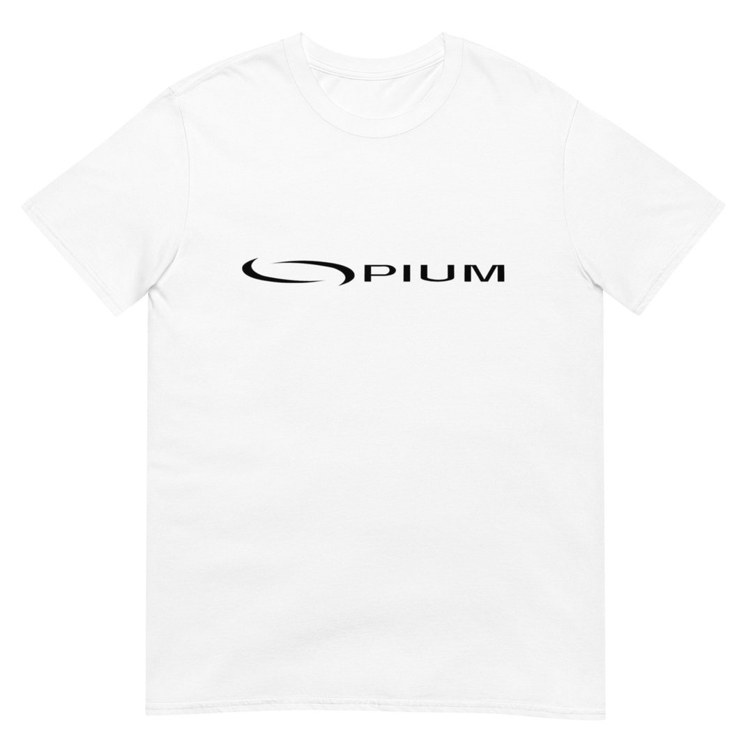 Opium Logo Embroidered T-shirt High Quality Heavy Material - Etsy