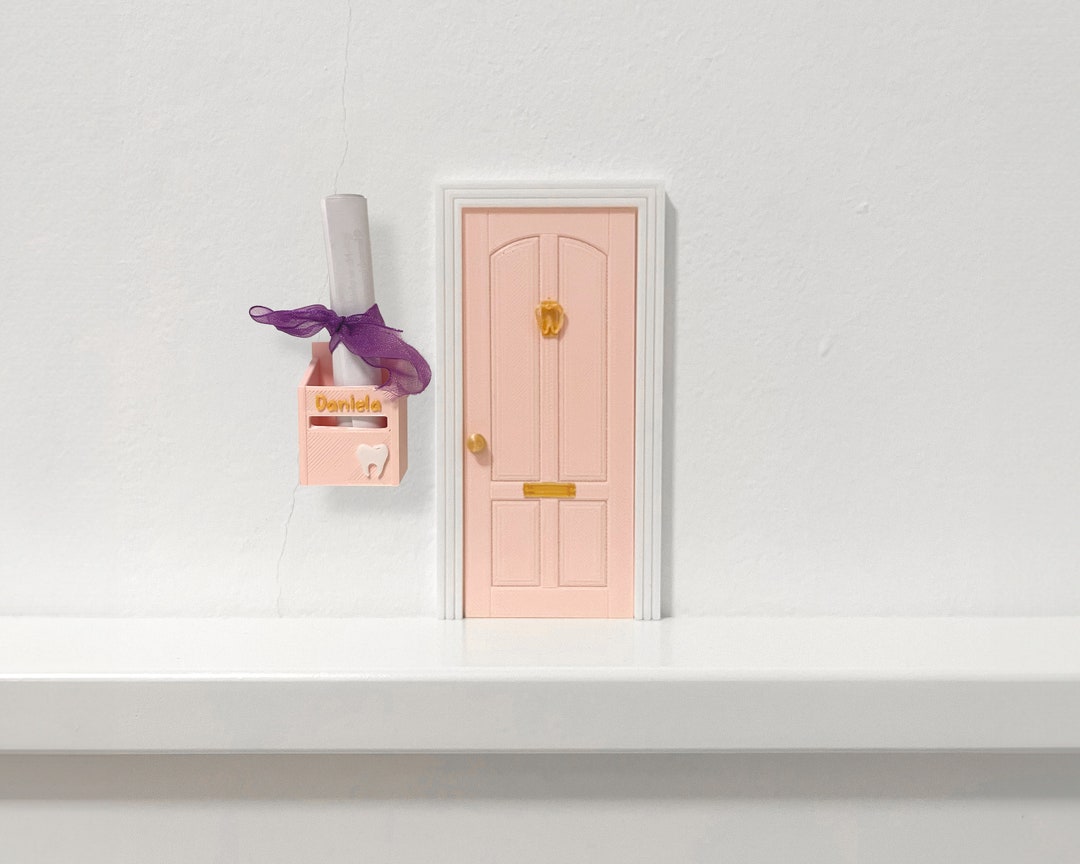 Door of the Tooth Fairy/ Tooth Mouse House With Personalized Mailbox ...