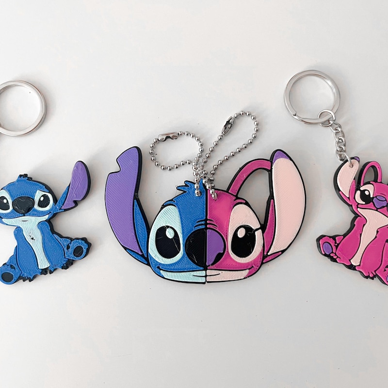 Lilo and Stitch Keychain - Etsy