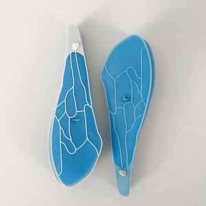 Handfan Dragonfly Wings. 3D Printed and Hand Sewn. Compostable and 100% ...