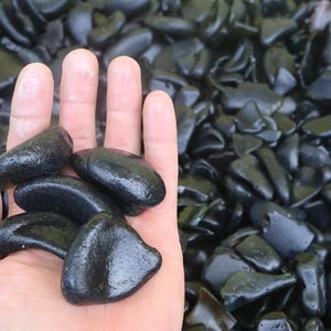 Rare Black Sea Glass (pirate Glass) – St. Croix Caribbean Beach Glass ...
