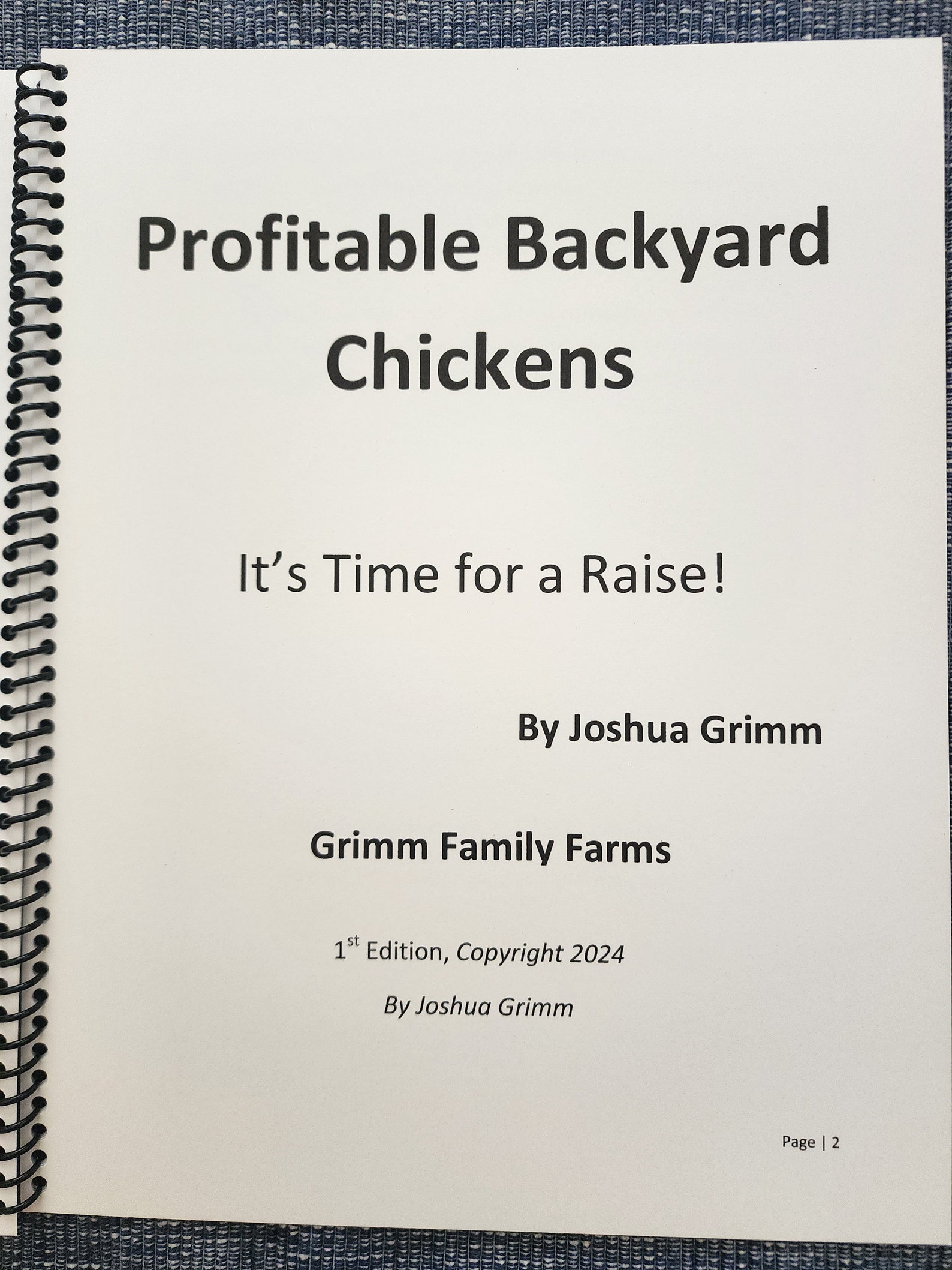 Profitable Backyard Chickens, Farming Book, Manual, Poultry, 4H ...