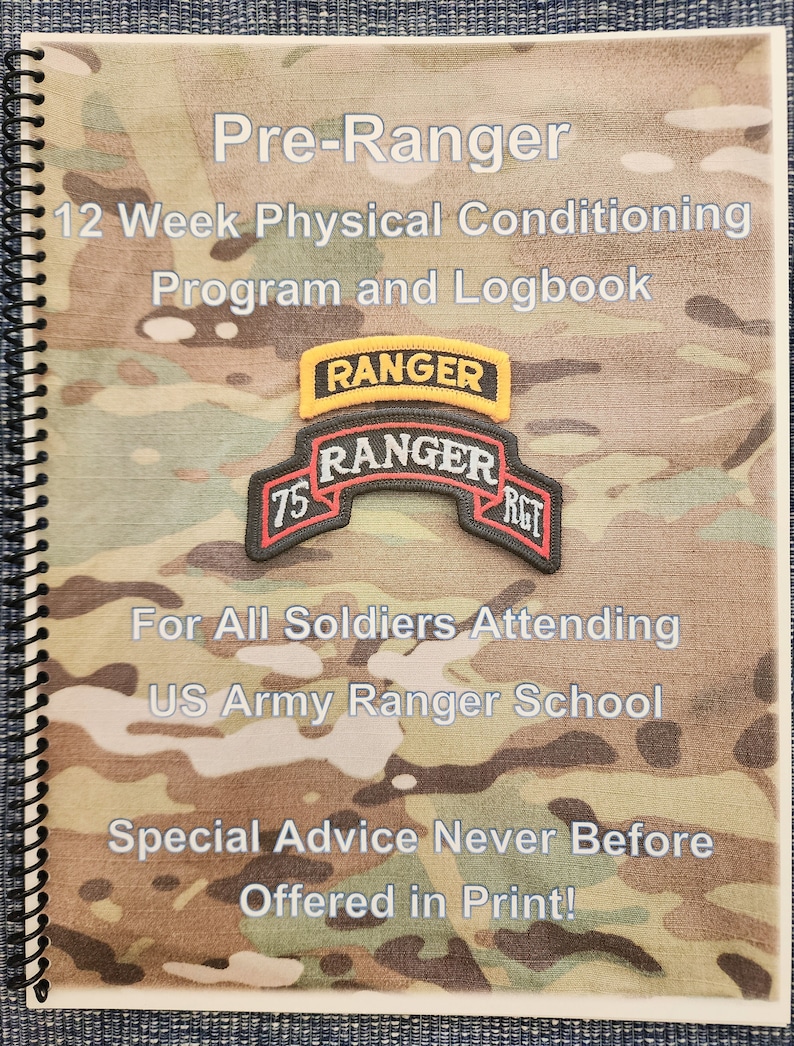Pre-ranger 12 Week Physical Conditioning Program and Logbook - Etsy