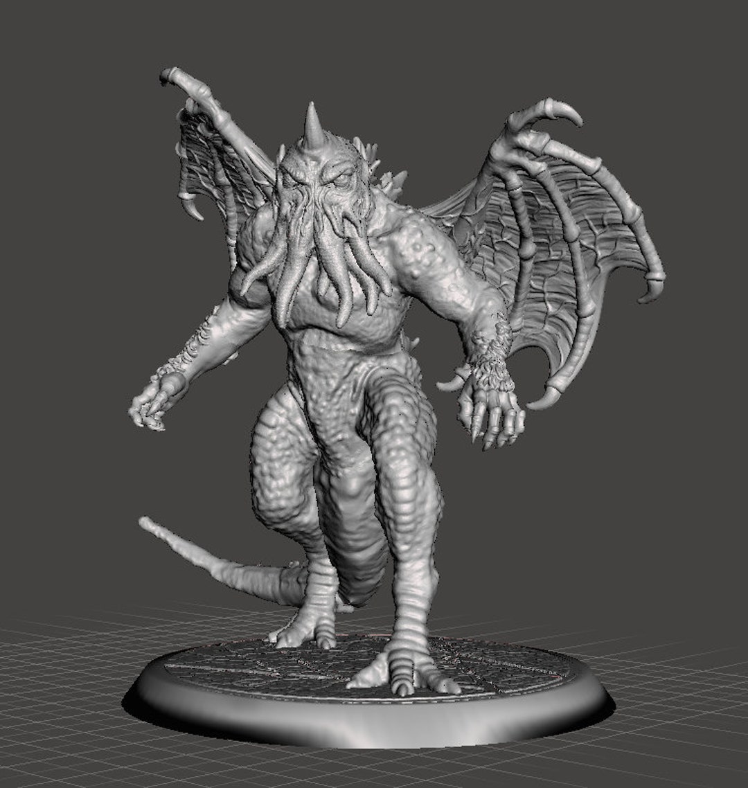 H.P. Lovecraft Cthulhu Inspired Chaos Beast - Etsy