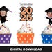 Custom Bundle, Graduation Candy Bar Wrappers and Cupcake Topper Bundle ...