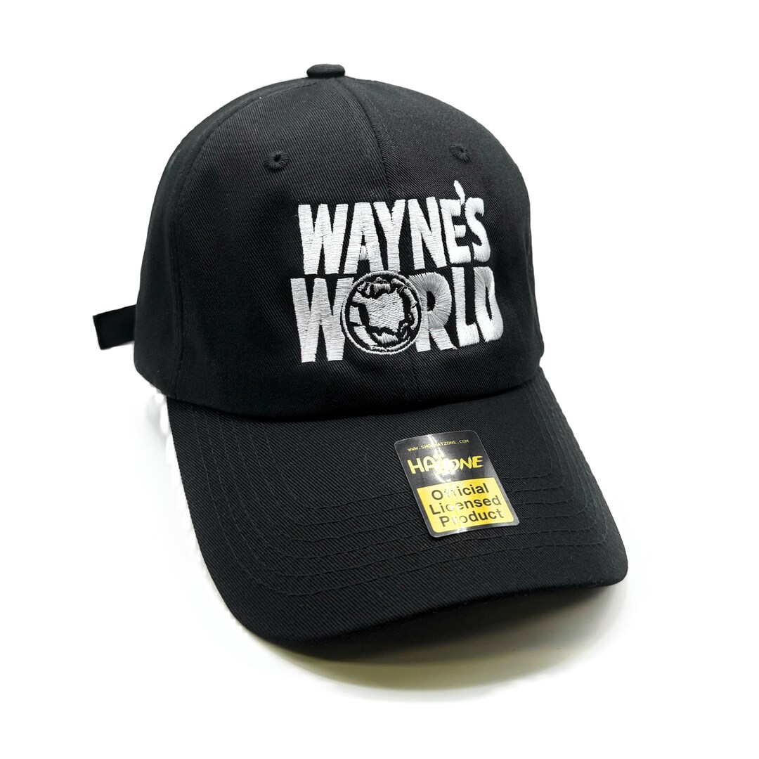 Waynes World Dad Hat Strapback (black) - Etsy