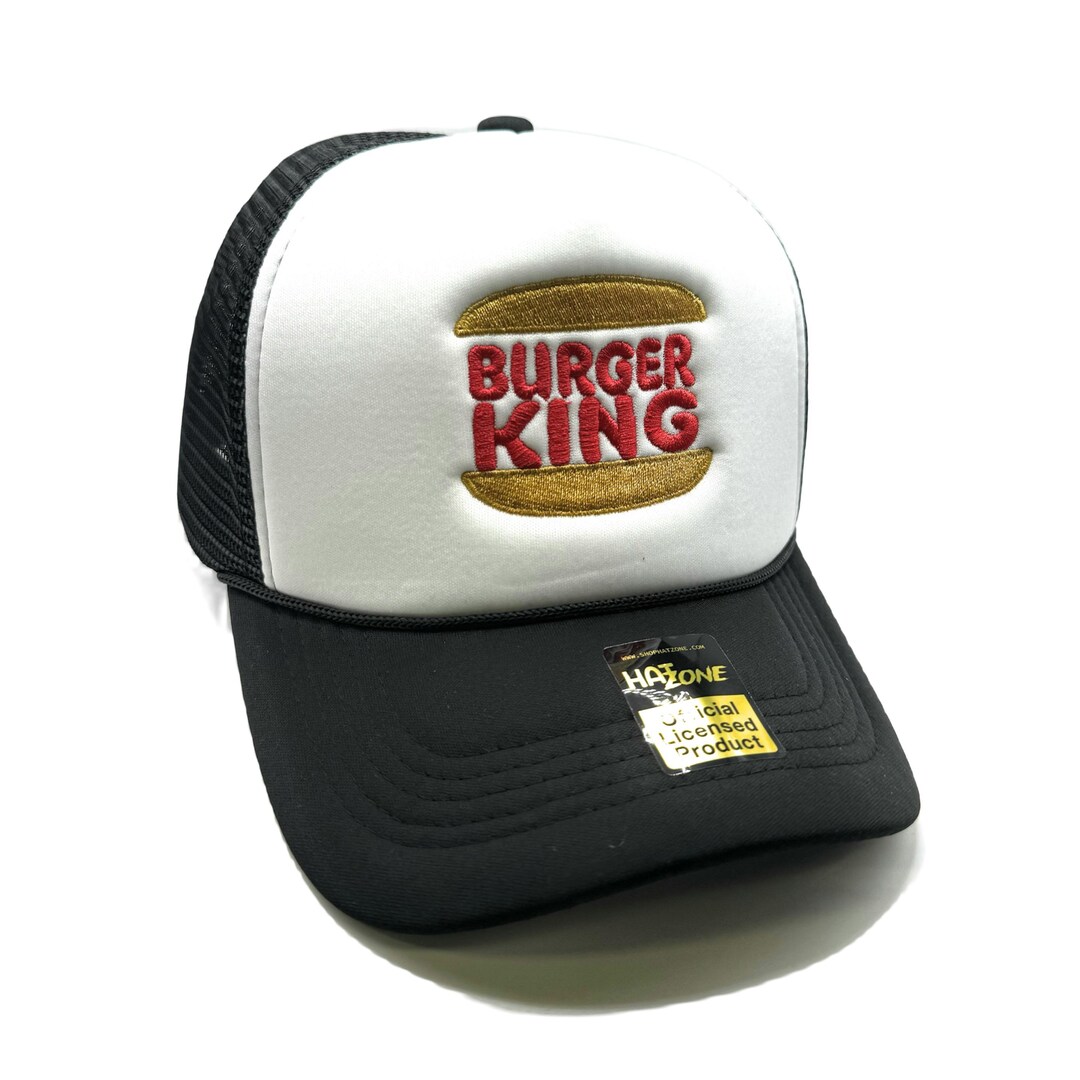 Burger King Mesh Trucker Snapback (white/black) - Etsy
