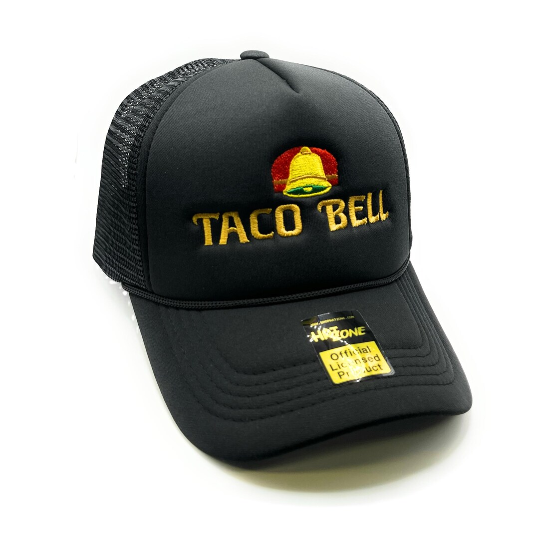 Retro Taco Bell Mesh Trucker Snapback (black) - Etsy