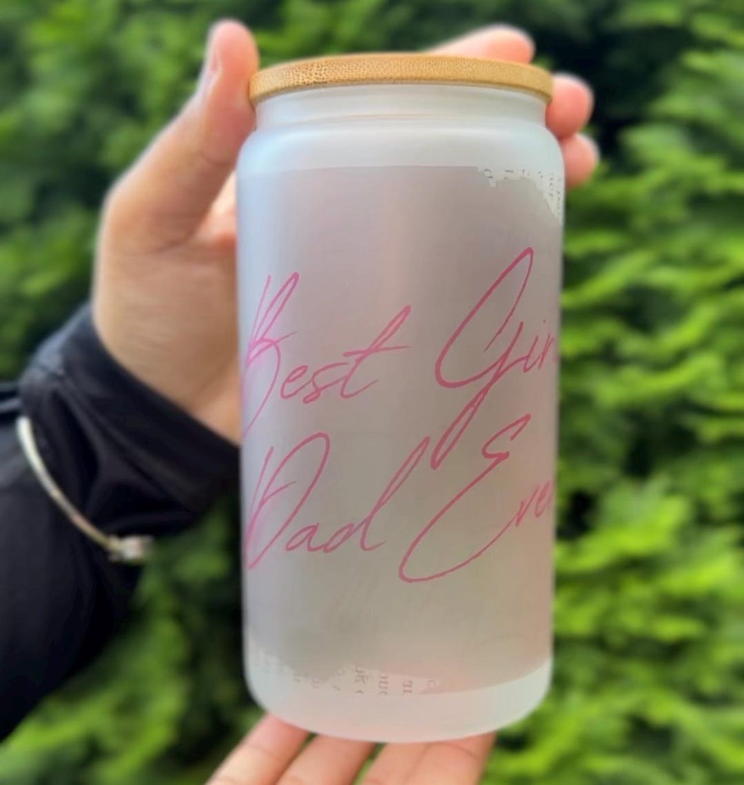 Personalized Frosted Glass Tumbler With Custom Name 16 Oz Libbey Can ...