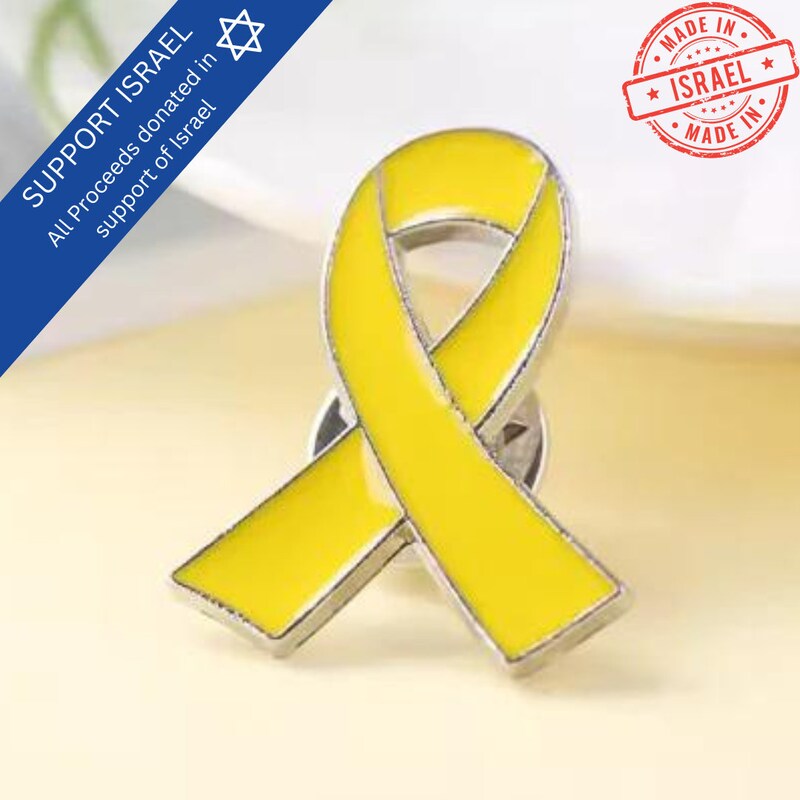 Israel Yellow Ribbon - Etsy