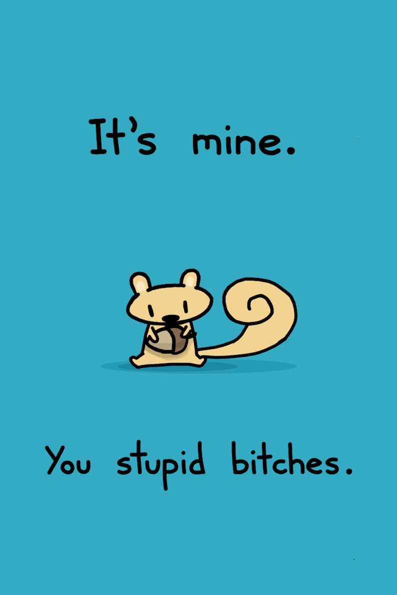 It's Mine Greeting Card - Etsy