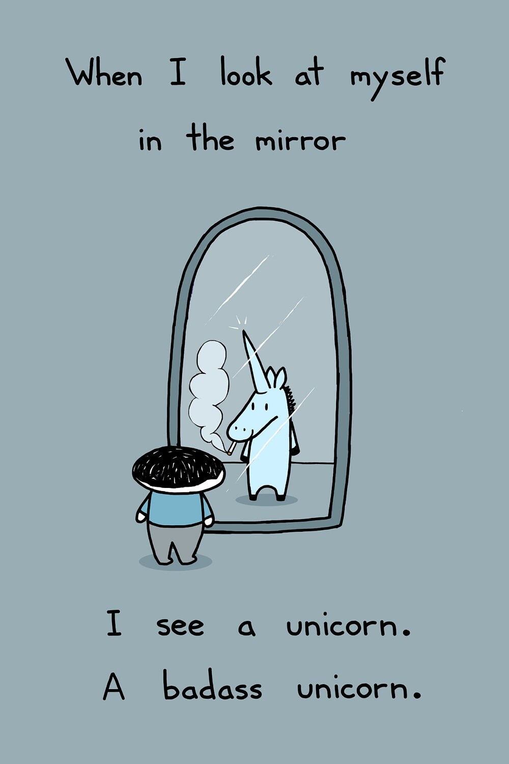 I'm a Unicorn Art Print - Etsy