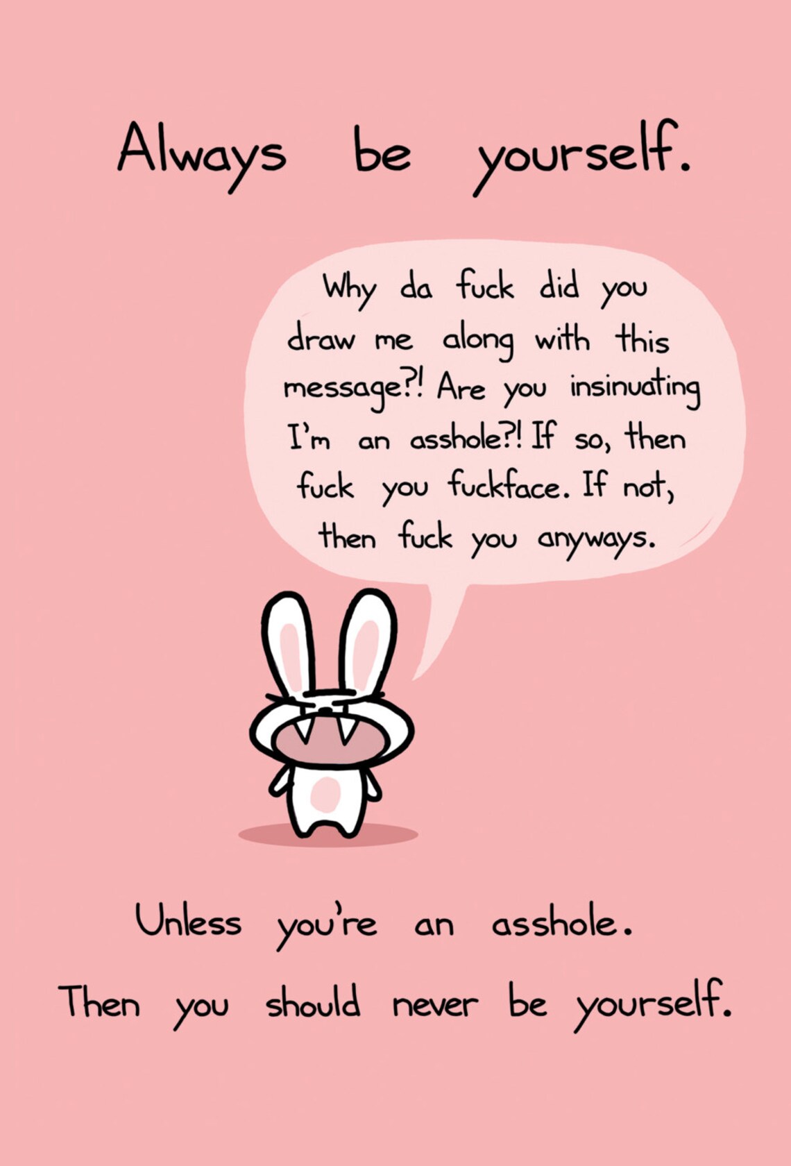 Always Be Yourself Greeting Card | Etsy