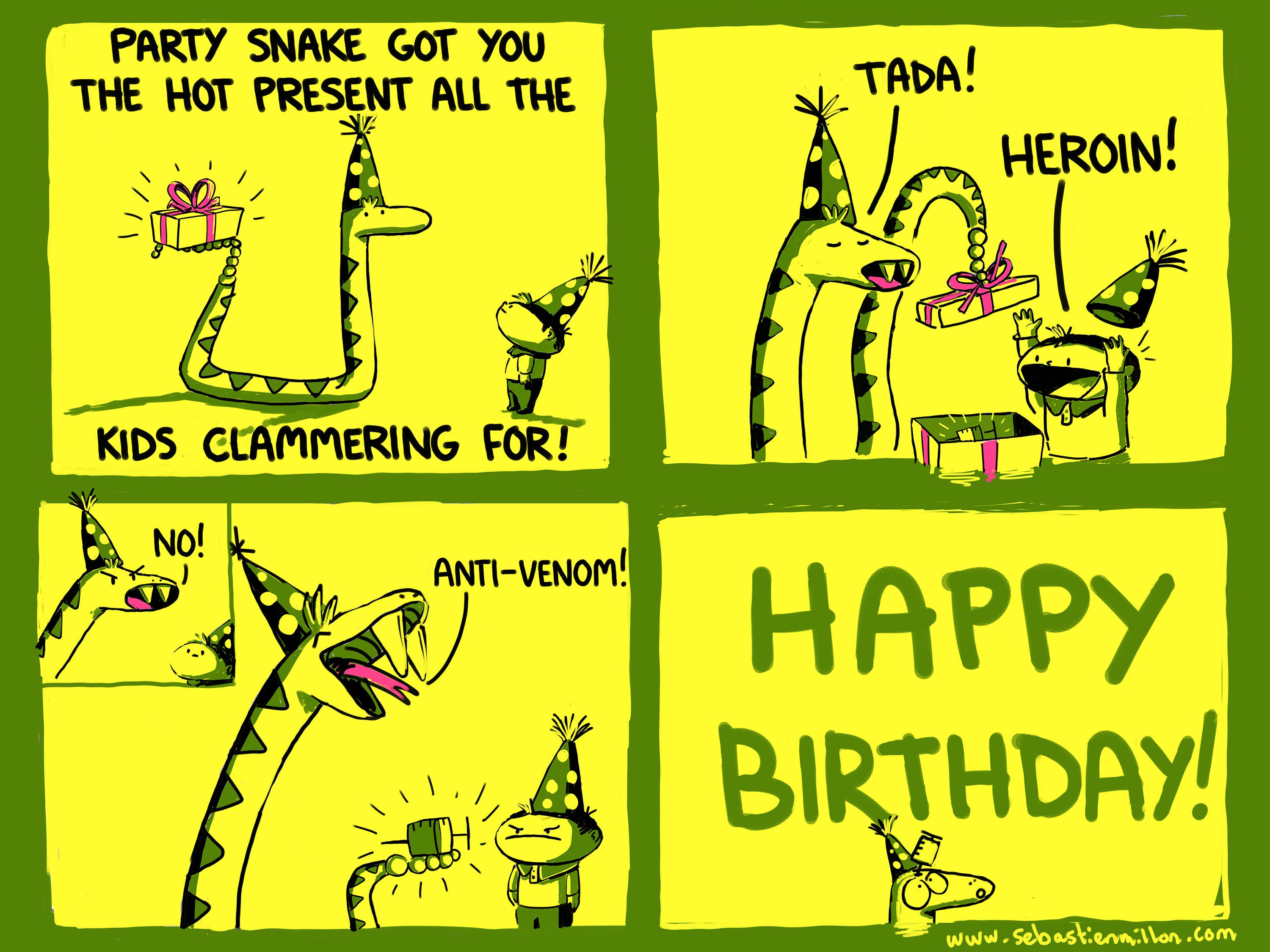 Happy Birthday Snake