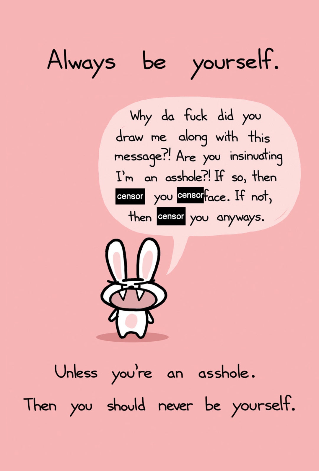 Always Be Yourself Greeting Card - Etsy