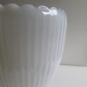 Napco Milk Glass Centerpiece Vase #1188 - Etsy