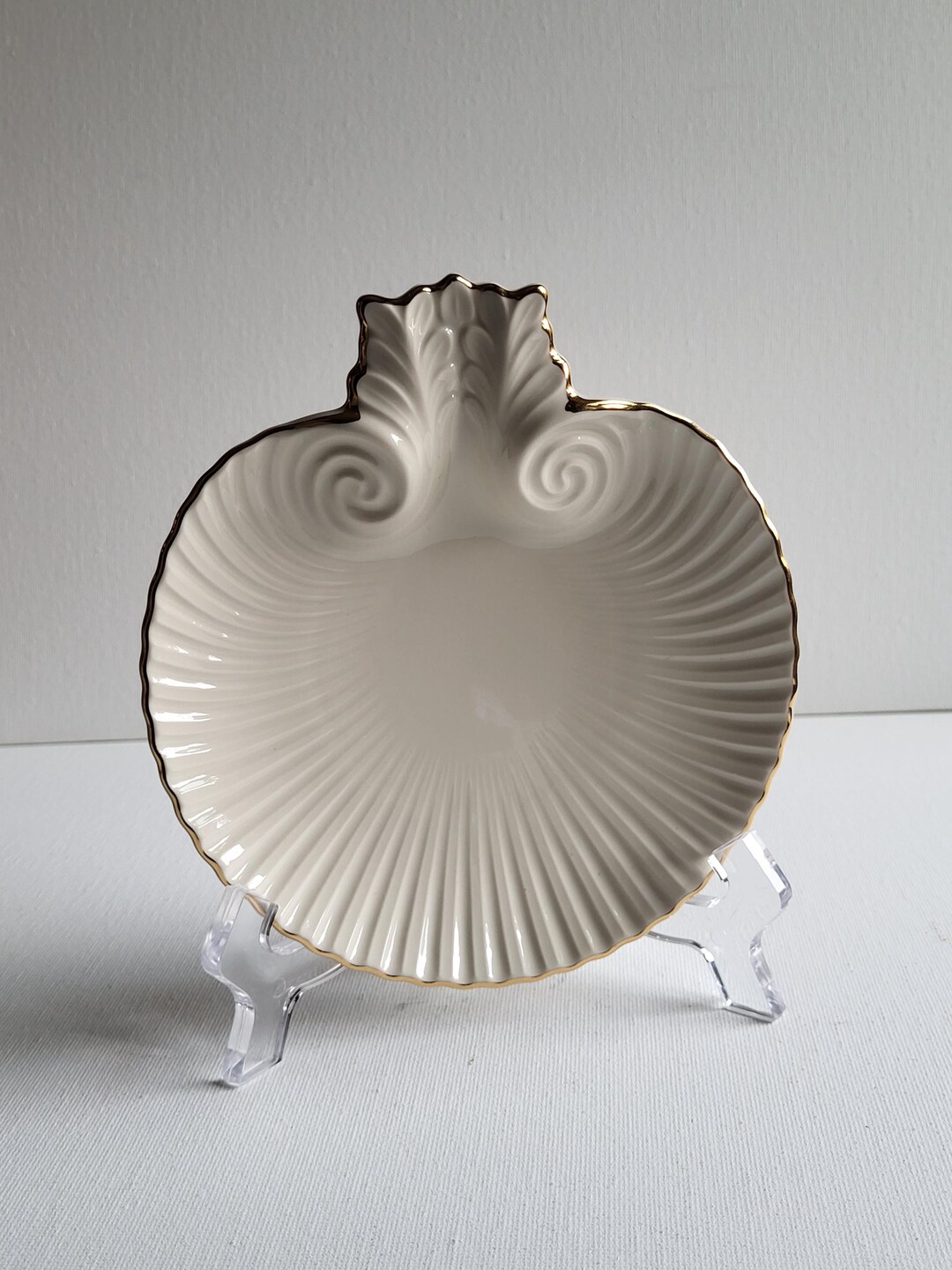 Lenox Scallop Shaped Plate - Etsy