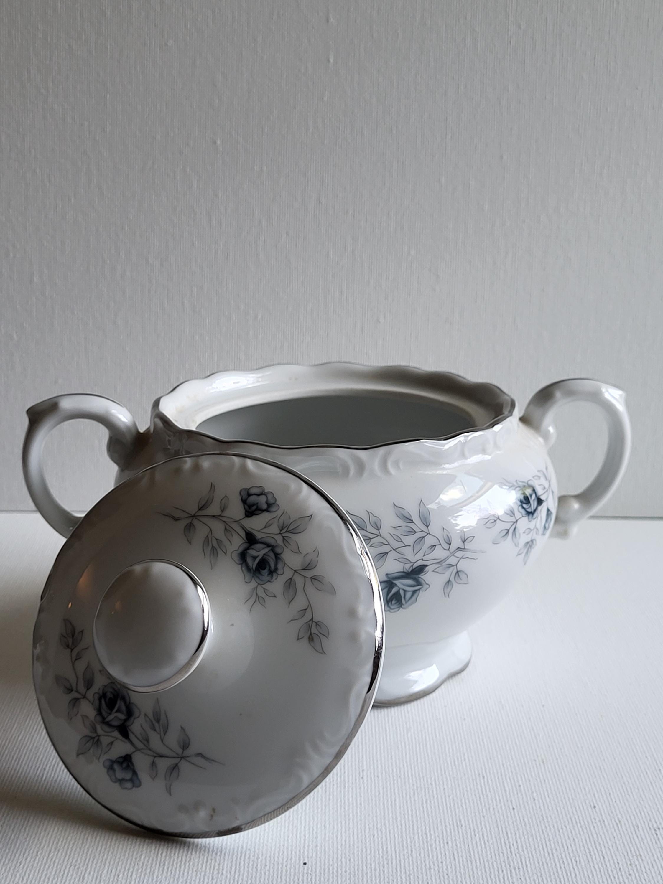 Baroque Blue by Danielle Fine China Covered Dish - Etsy